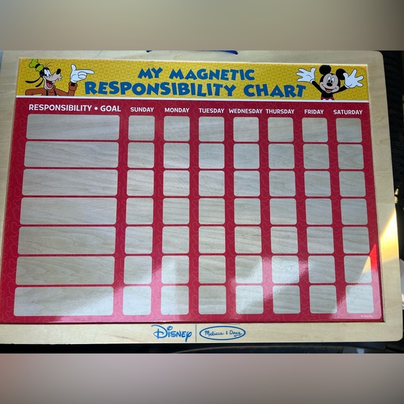 Melissa & Doug | Toys | Melissa And Doug Disney Magnetic Chore Chart ...